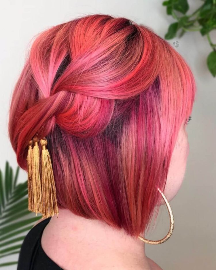 33+ Best Colorful Christmas Hair Colors To Rave Over - Kat and Blossom